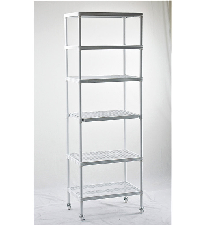 FINE MESH RACK WITH SLIDING SHELF