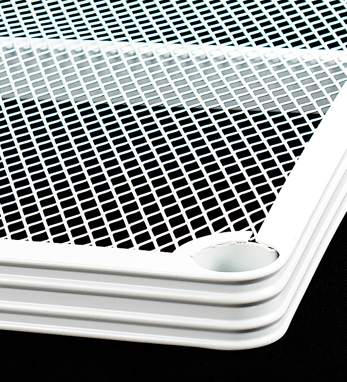FINE MESH RACK WITH SLIDING SHELF
