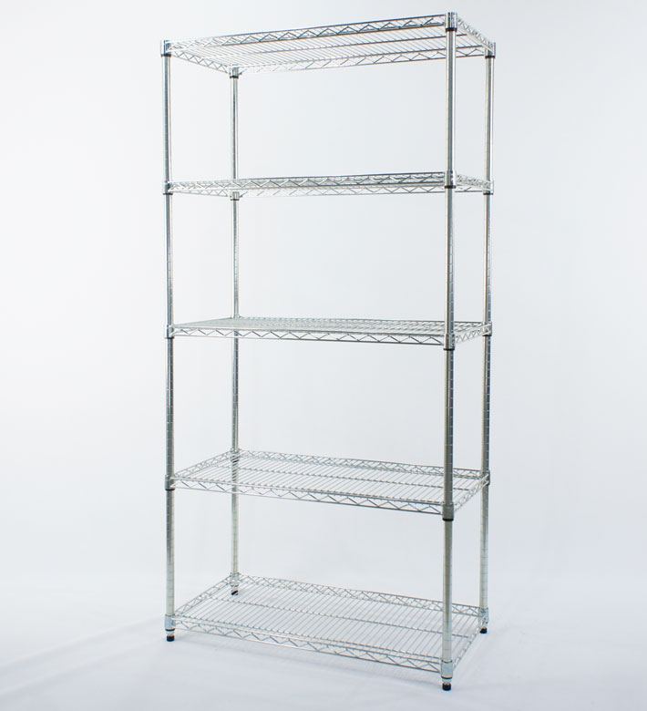 WIRE SHELVING SYSTEM MAZU SERIES SHELVING GARMENT RACK COLLAPSIBLE ...